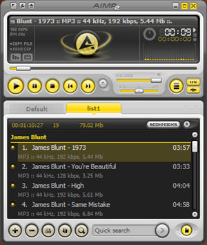AIMP- An excellent Winamp clone and alternative